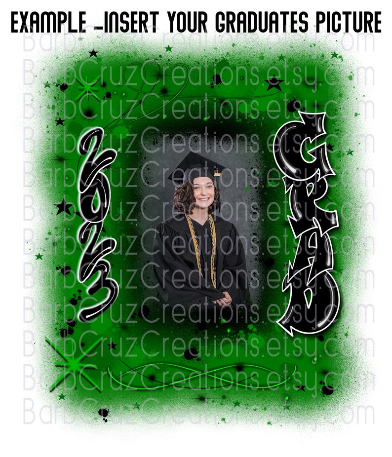 Airbrush Png, Graduation, Digital Frame, Graduate, Senior, Numbers ...