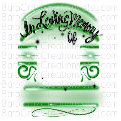 In Loving Memory Of in Memory Of Sublimation Designs - Etsy