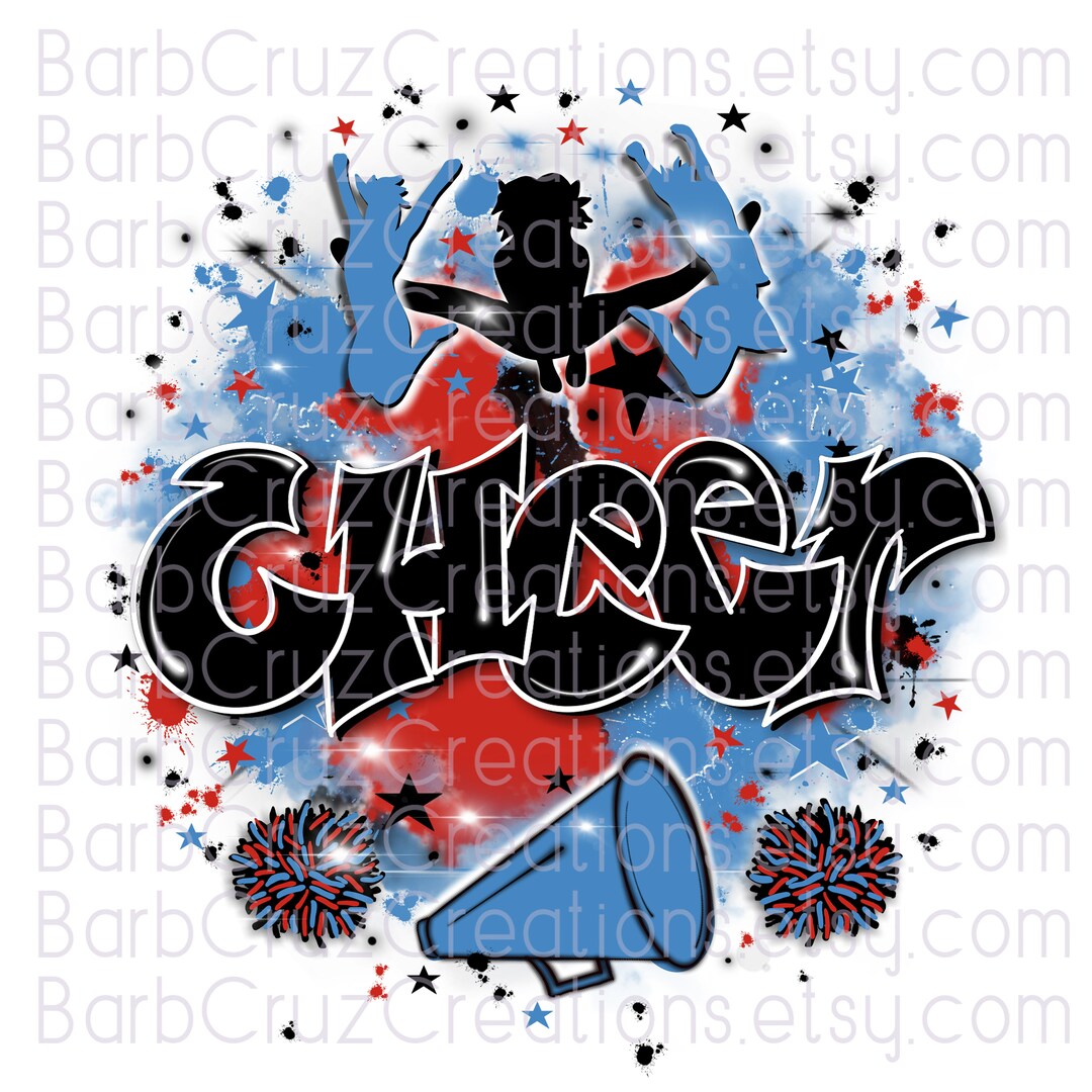 Airbrush Png, Cheerleader Designs, Cheer Shirt, Cheer Team Shirt ...