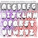 Dripping Paint Bubble Letters, Graffiti Letters, Perfect for Airbrush ...