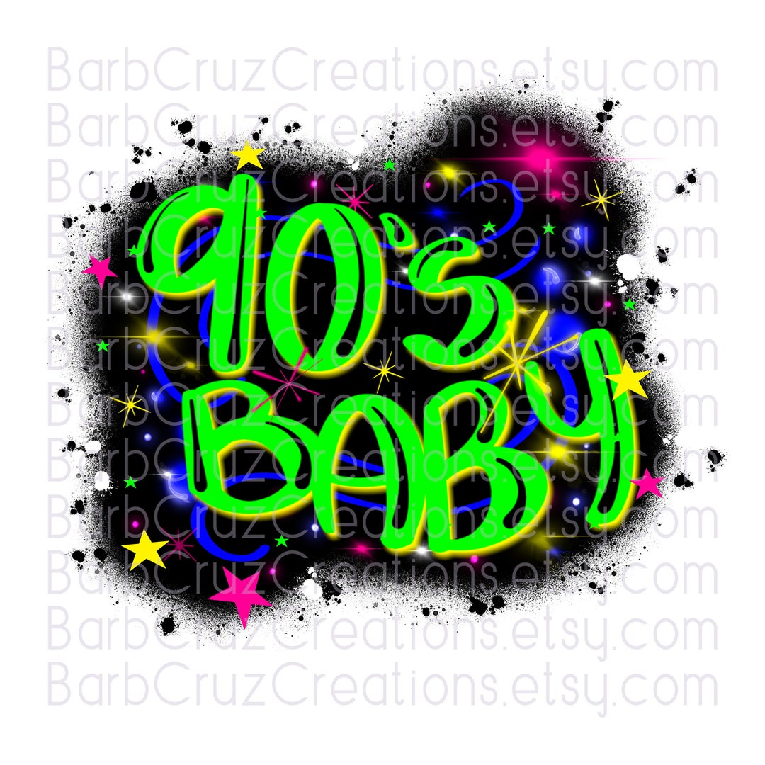 90s Baby, Old School, Party Background, Skate Night, Airbrush, Png ...