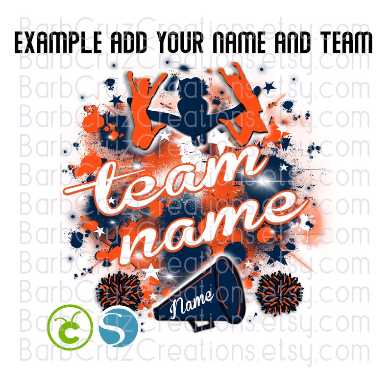 Cheerleader Designs Cheer Shirt Png Cheer Team Shirt - Etsy