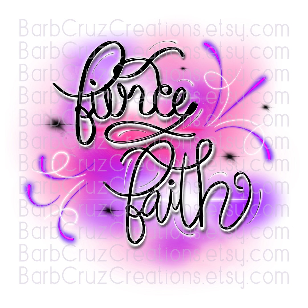 Airbrush Background, Fierce Faith, Pink, Purple, Clipart, Pngs ...