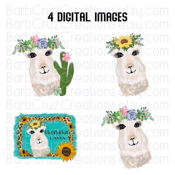Lama Digital Designs Cactus Design Png Digital Download | Etsy