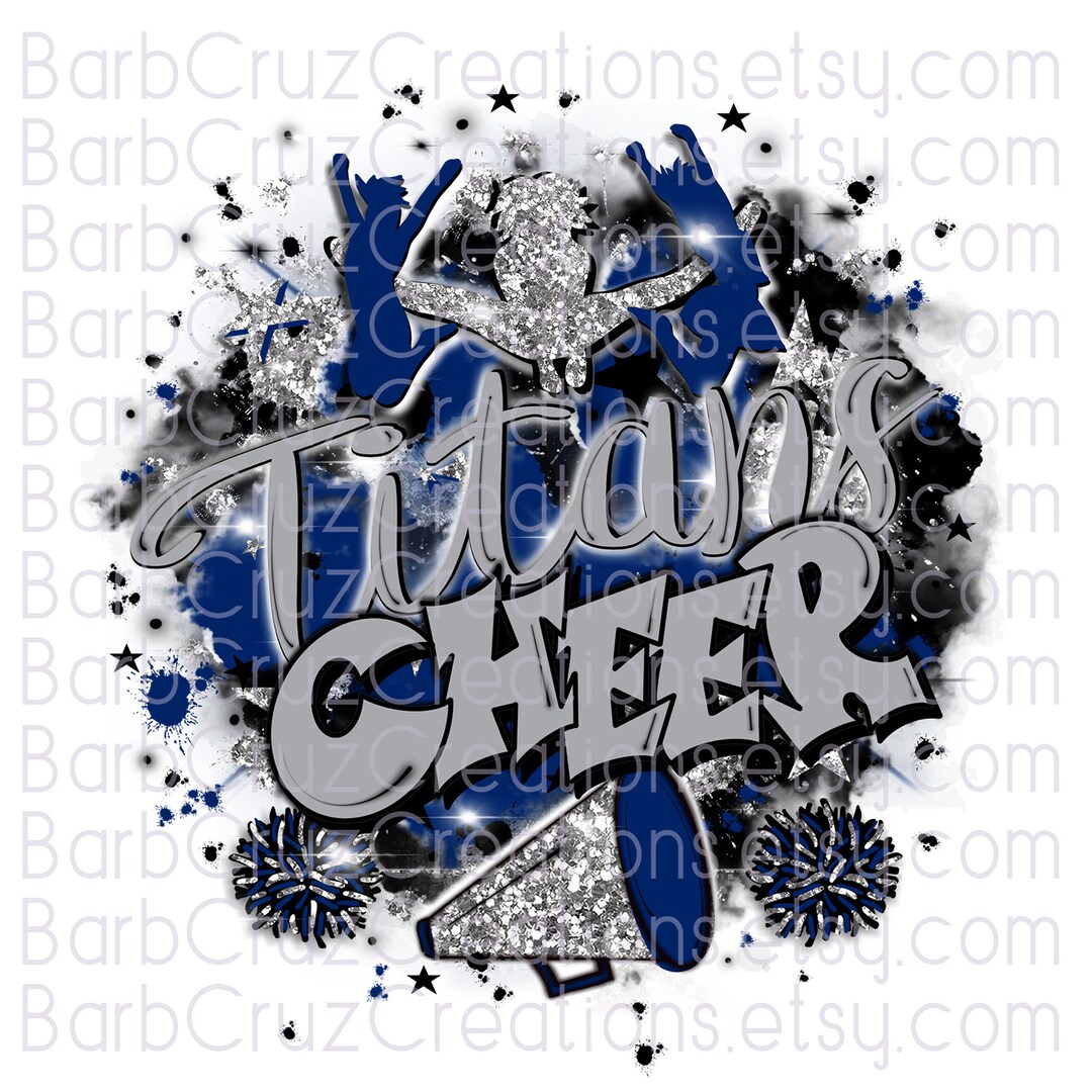 Titan Cheer Cheerleader Designs Cheer Shirt Png Cheer Team - Etsy