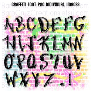 Graffiti Letters, Cursive Airbrush Alphabet, Airbrush Images of Fonts ...
