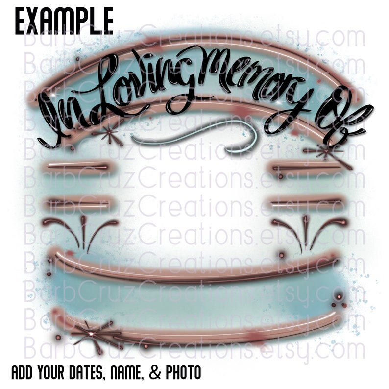 In Loving Memory Of RIP Mourning Loss of Loved One - Etsy