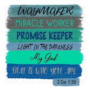 Waymaker, Designs, Bundle, Png, Digital Downloads, Zip File, WMPK2020 ...