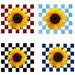 Sunflower Bundle, Checker Designs, PNG, Digital Download, Instant ...