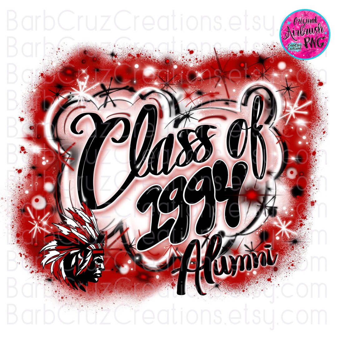 Airbrush Png, Class of 1994 Red & Black, Chief, Alumni, Graffiti, Png ...