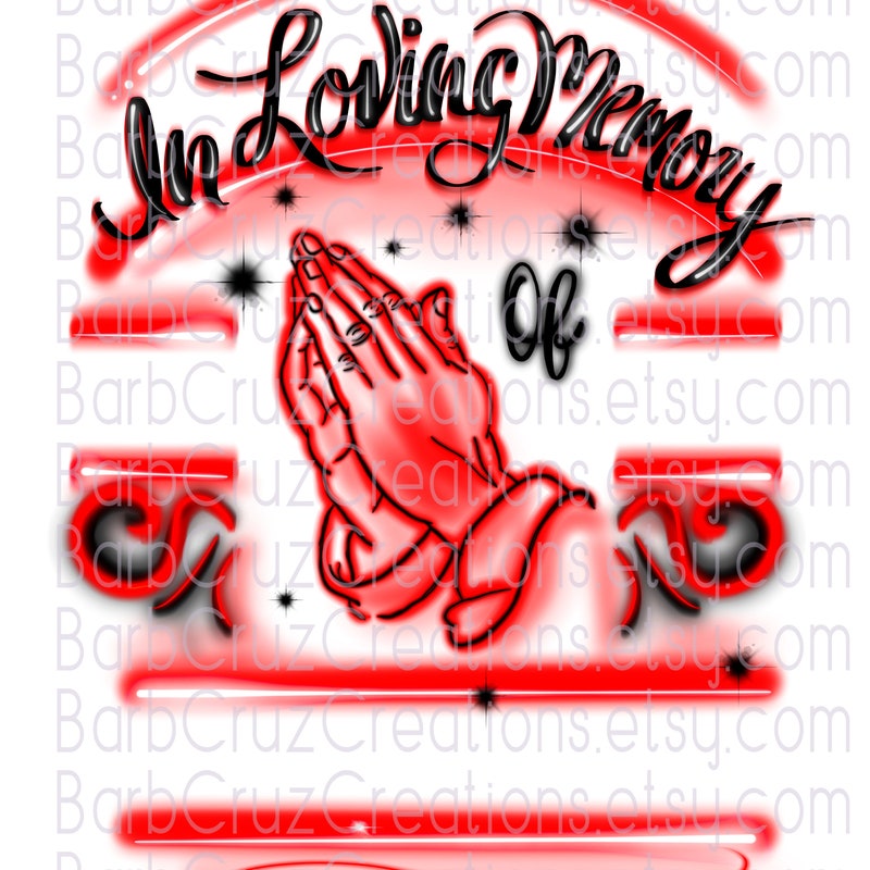 In Memory of Png - Etsy