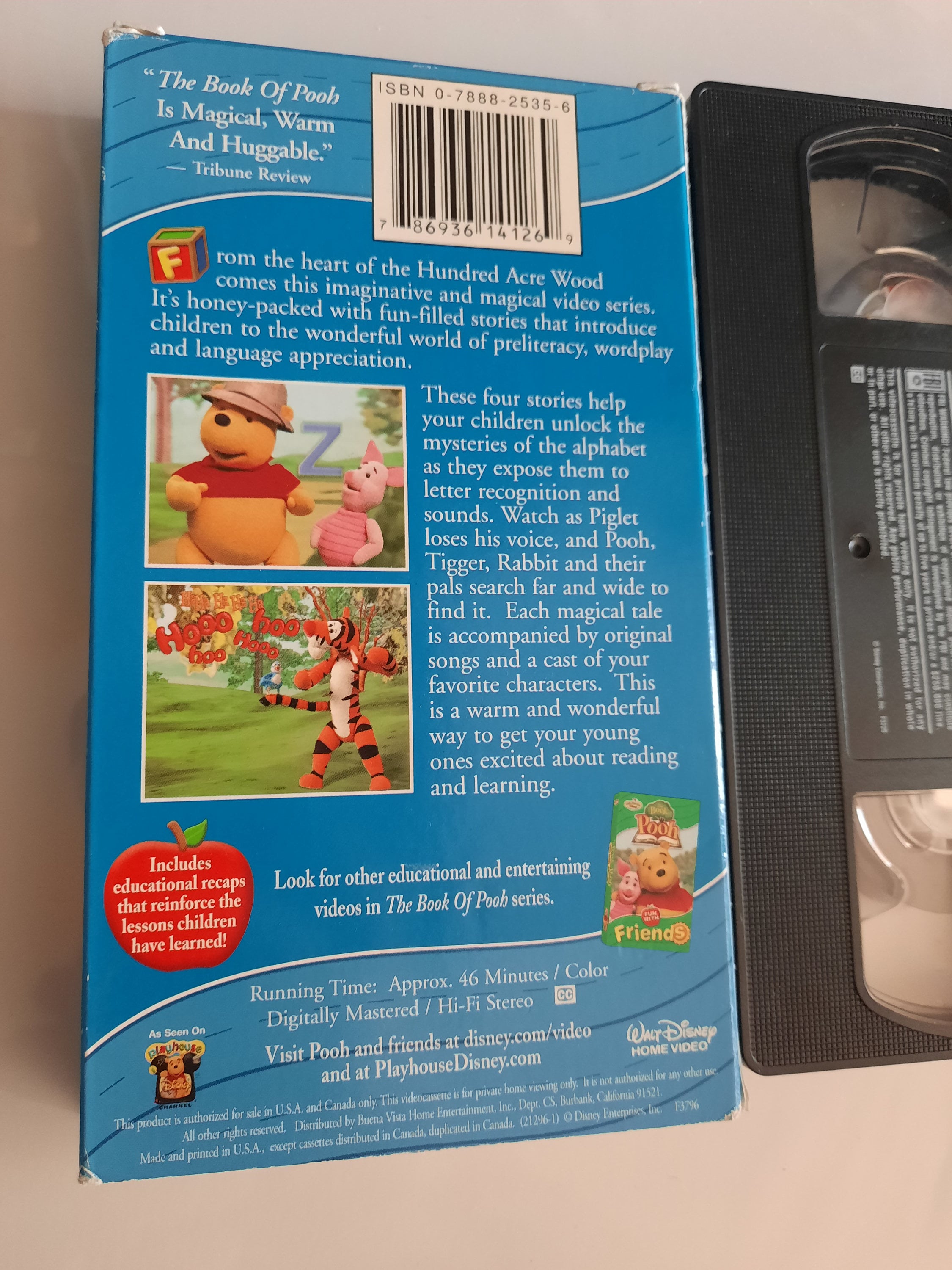 Disney the Book of Pooh, Fun With Words Vhs - Etsy