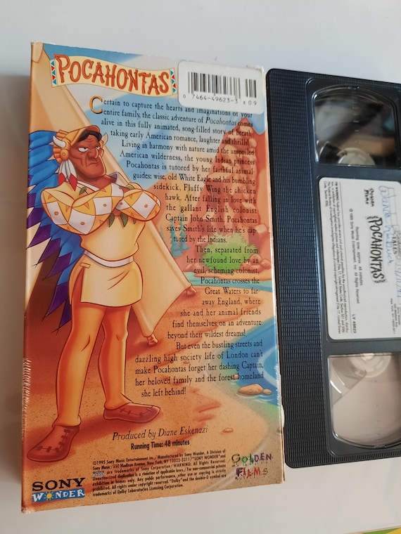 Pocahontas 1995 Vhs