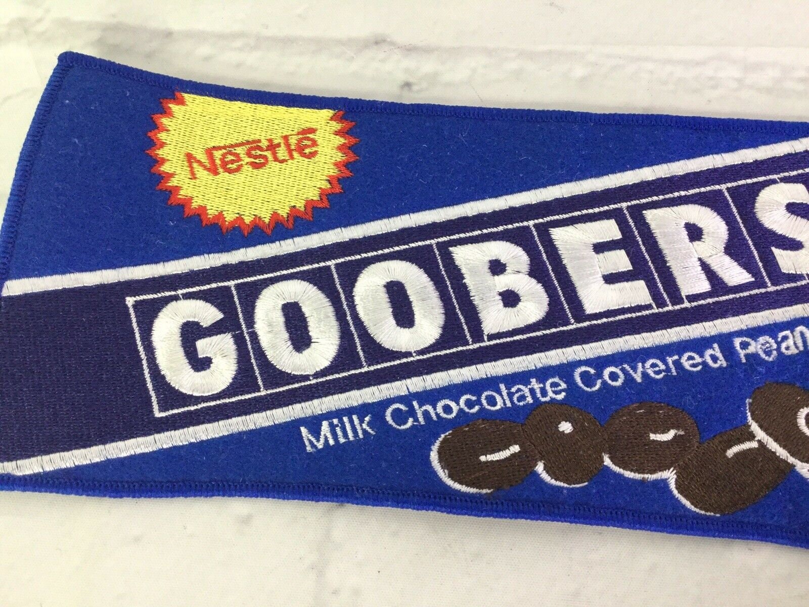 Vintage Nestle Goobers Chocolate Covered Peanuts Candy Sew on Patch for ...