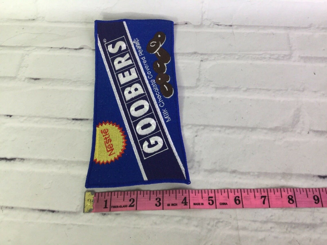 Vintage Nestle Goobers Chocolate Covered Peanuts Candy Sew on Patch for ...