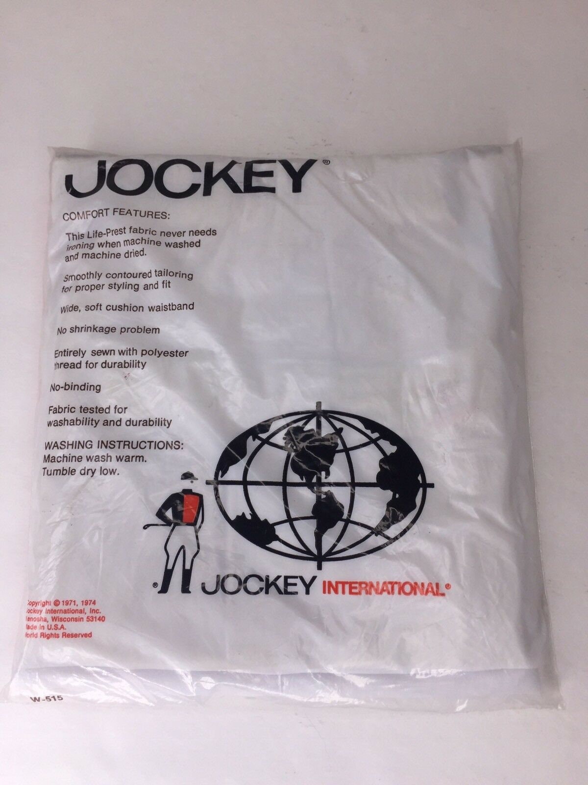Vintage Jockey Suprel Boxer Shorts 2 Pack White Underwear 1970s Made in ...