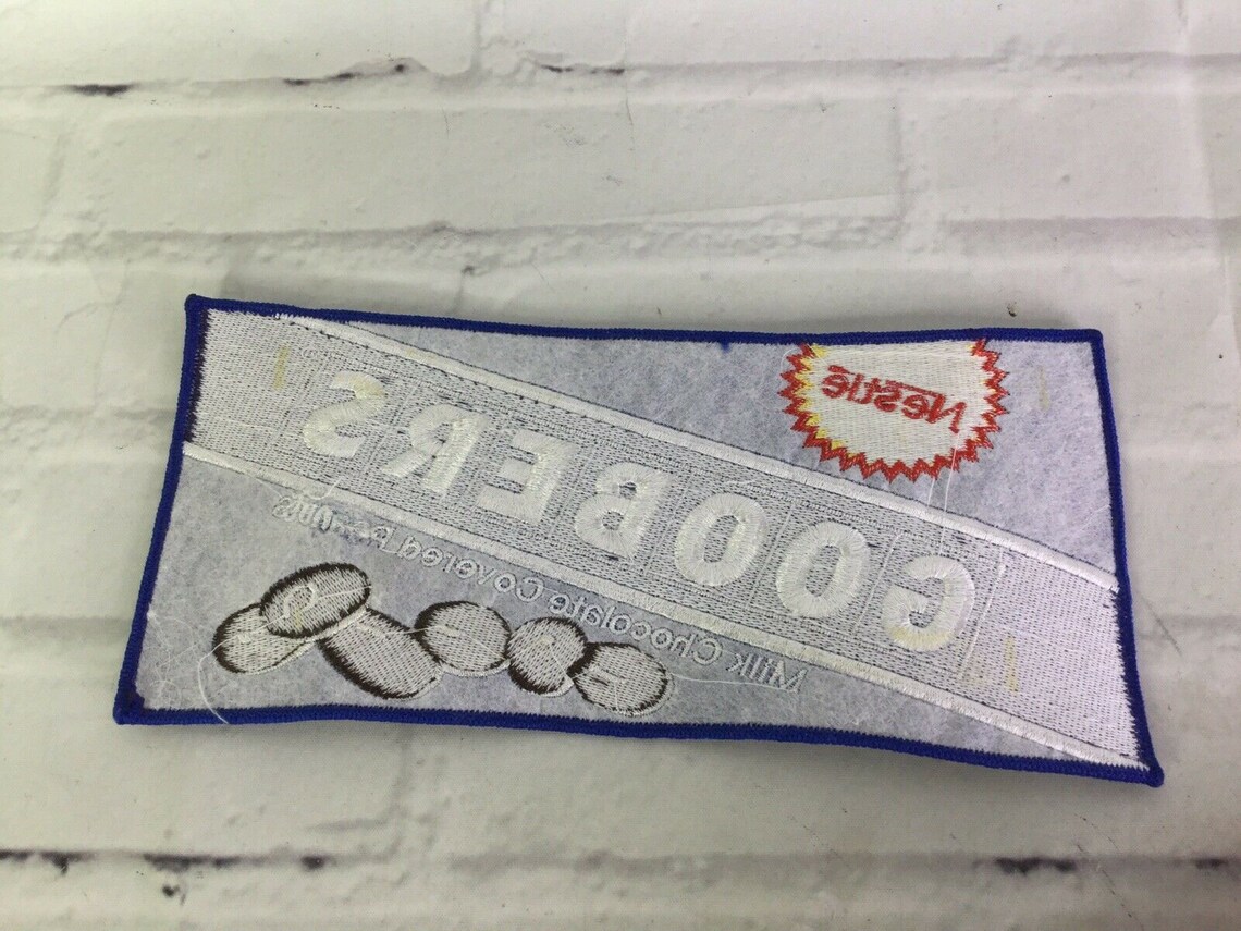 Vintage Nestle Goobers Chocolate Covered Peanuts Candy Sew on Patch for ...