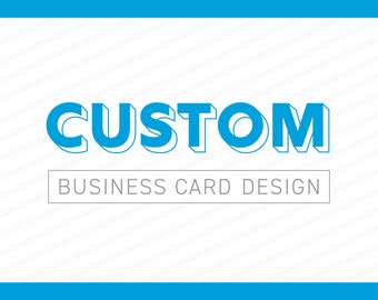 Custom Business Card Design for Hand Made Brand With Personalized ...