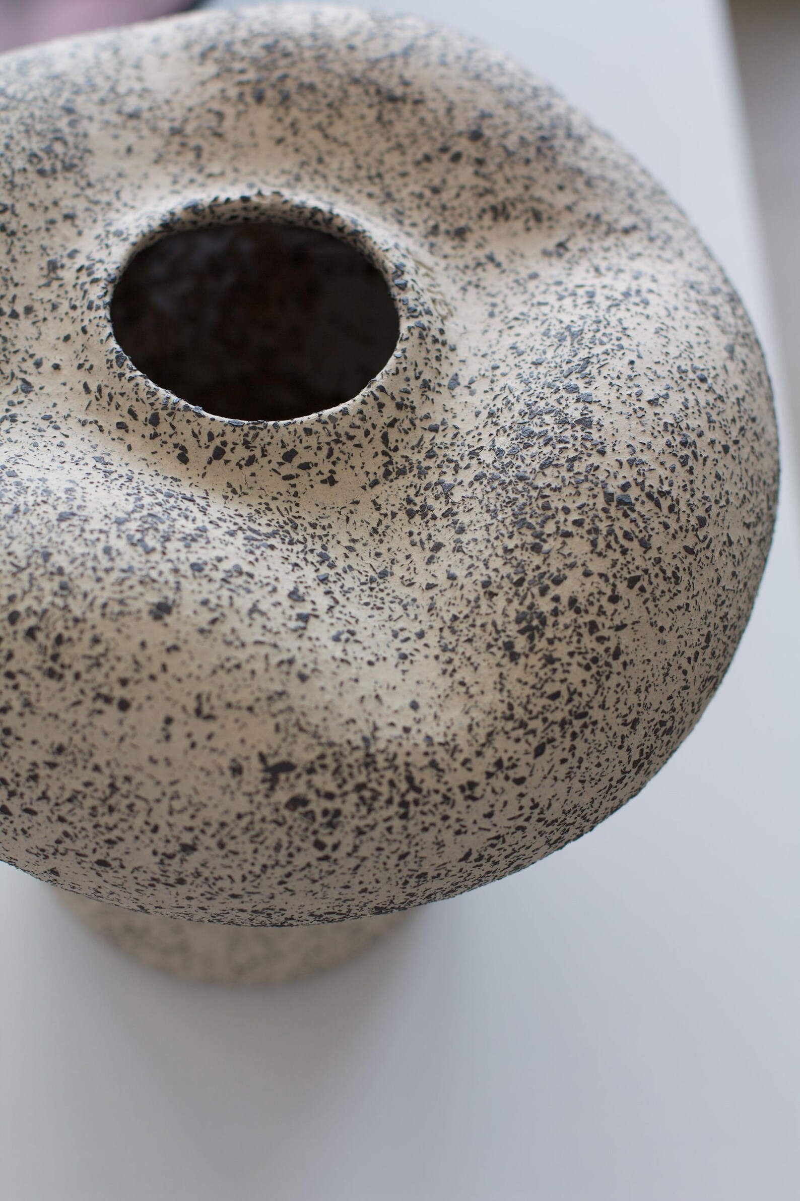 Handmade Beige Ceramic Vase: Minimalist Sculptural Home Decor, Les ...