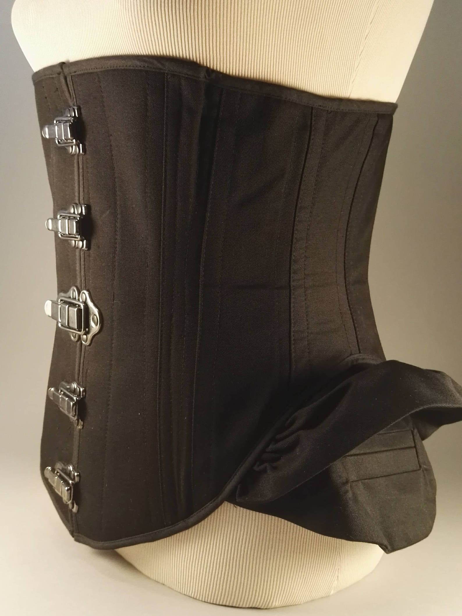 Boned Waist Cincher With Latch Fastenings - Etsy