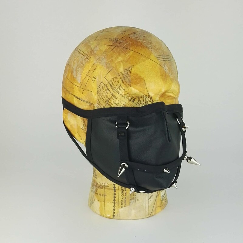 Leather Face Mask - Etsy