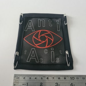 Anti Fascist, Anti AI Pin on Patch (organic Cotton) With Safety Pins - Etsy