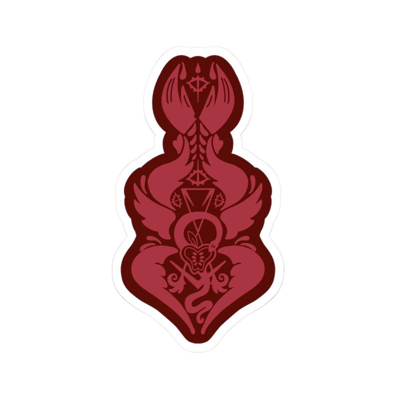 Hazbin Hotel Wallpaper-inspired Kiss-cut Stickers | Fan Art, Subtle ...