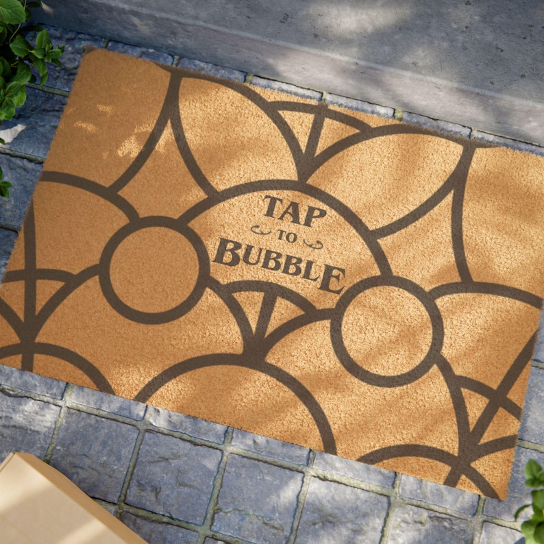 Glinda Tap to Bubble Doormat in Wicked and Wizard of Oz - Etsy