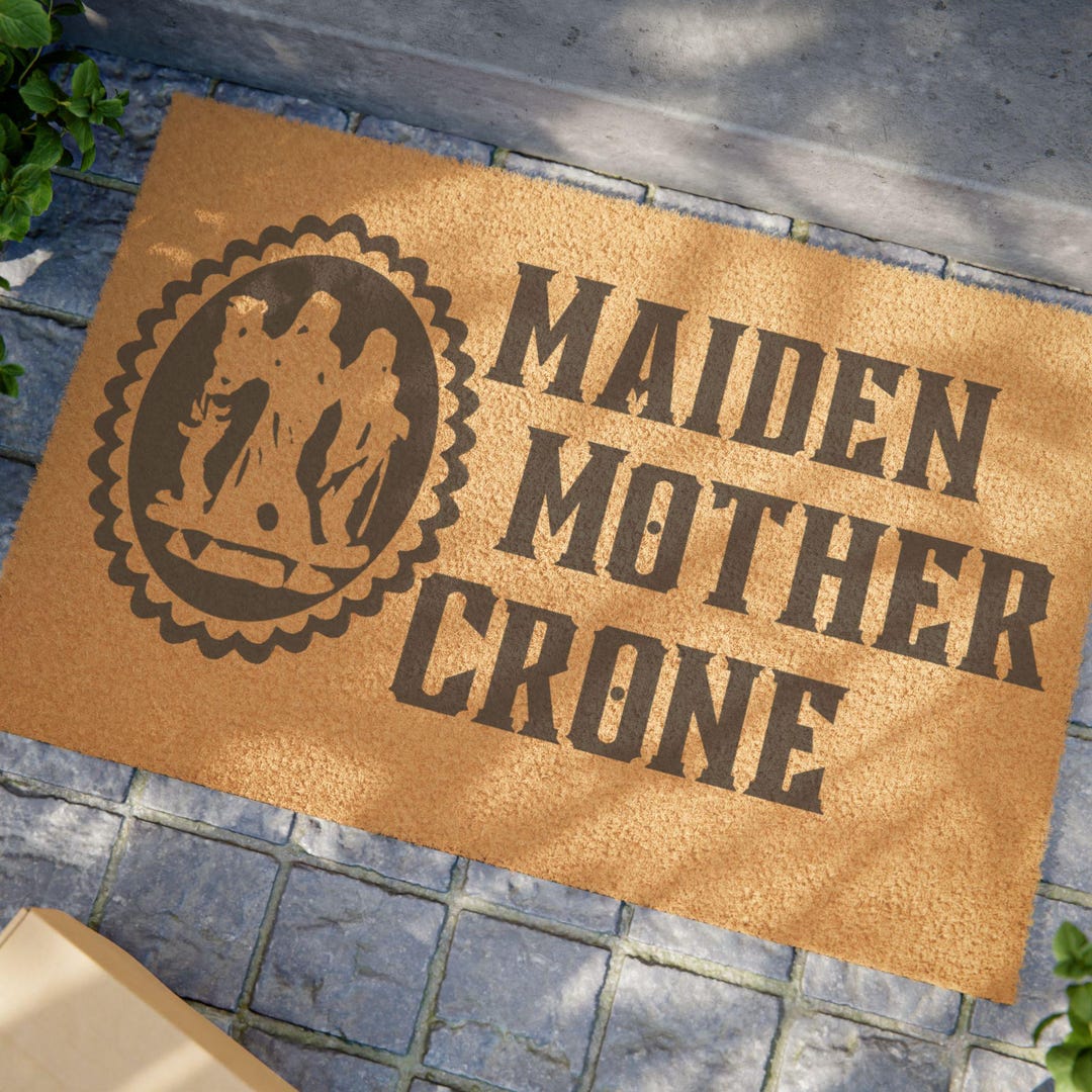 Agatha Locket Maiden Mother Crone Doormat Inspired by Agatha All Along ...