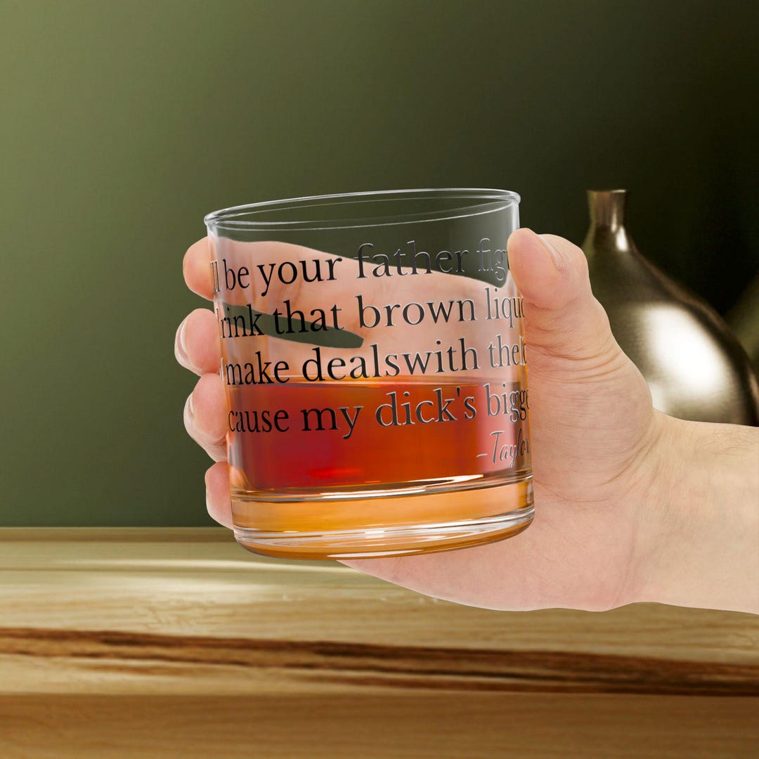 I'll Be Your Father Figure - Taylor Swift Lyric Whiskey Glass - Etsy