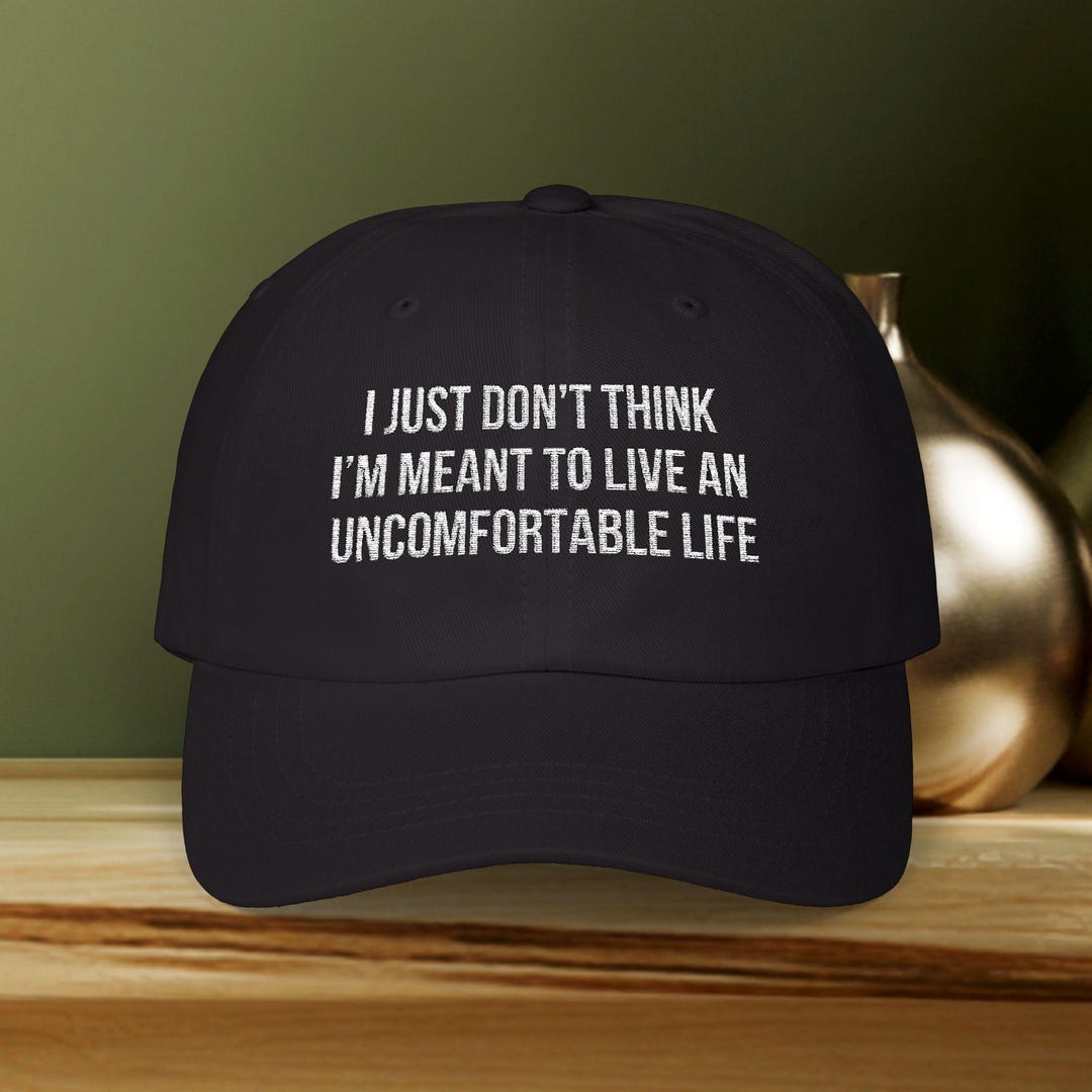 Not Meant to Live an Uncomfortable Life White Lotus Quote Embroidered ...
