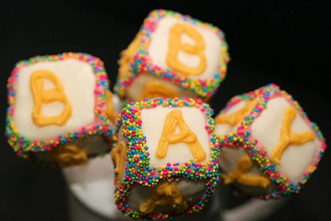 Baby Block Cake Pops - Etsy