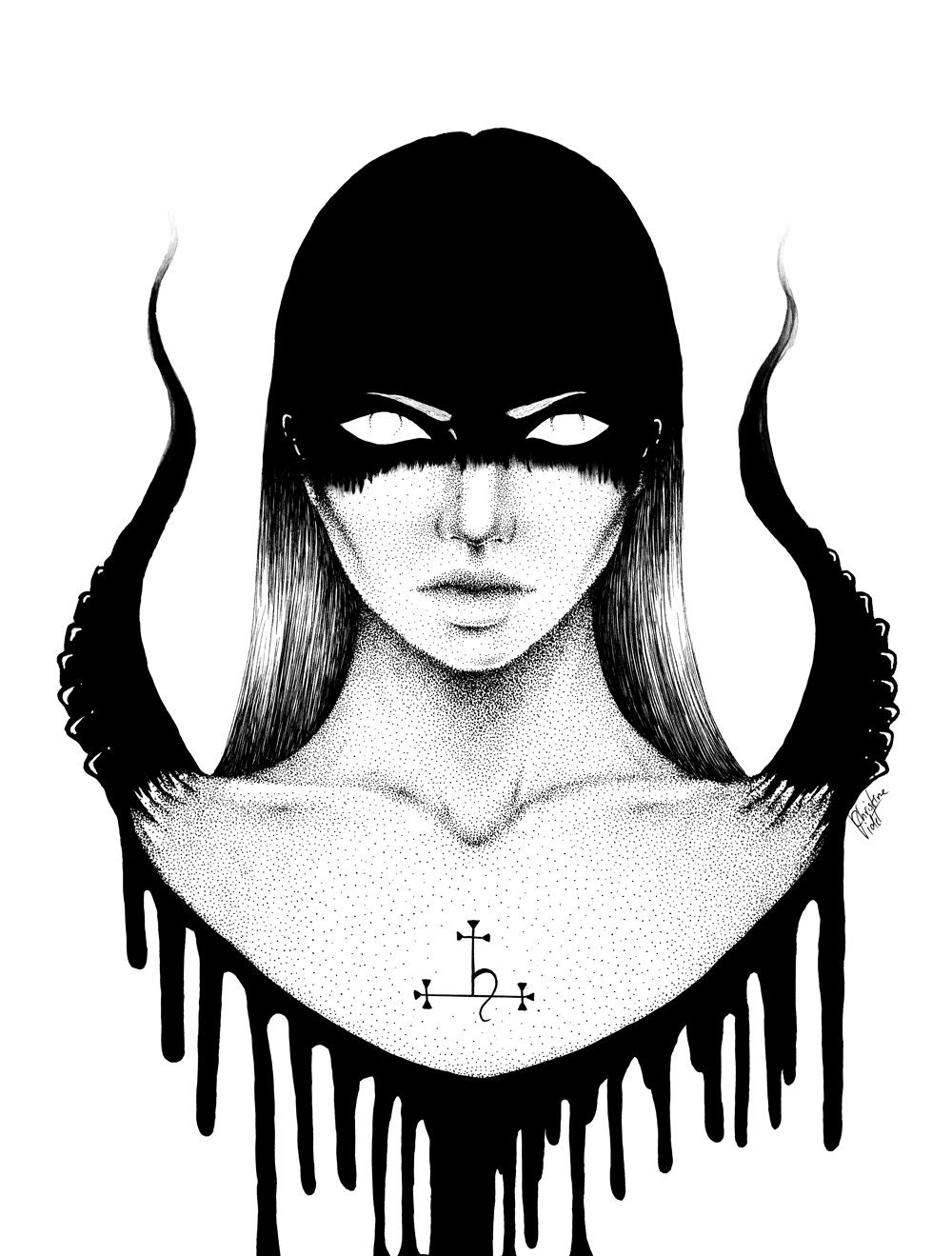 Lilith Altar Art Print | Dark Goetia Demon Occult Goddess - Etsy