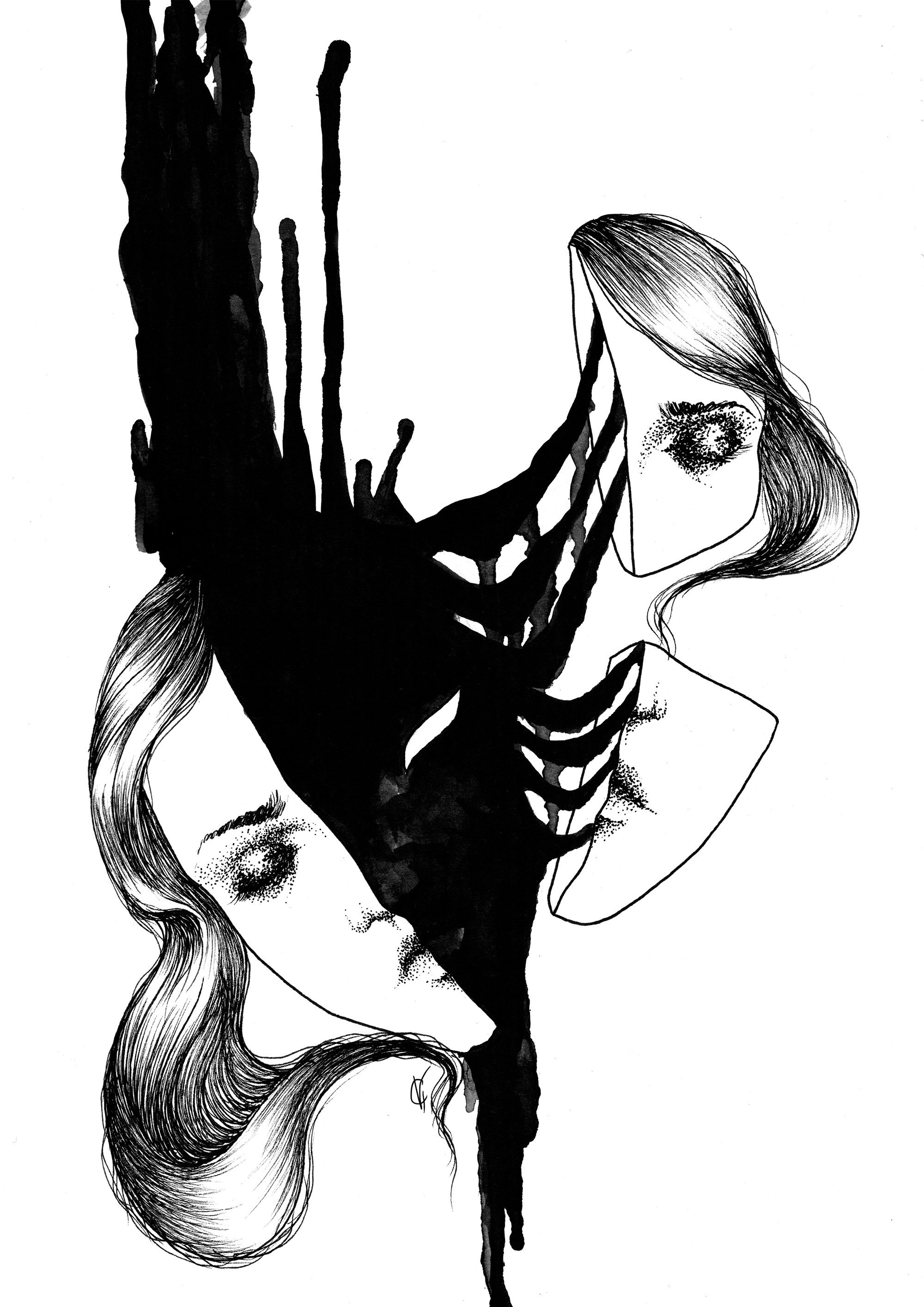 Shadow Work Print Jung Inspired Introspective Art - Etsy