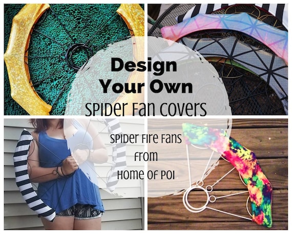 Design Your Own Spider Fan Covers - Etsy