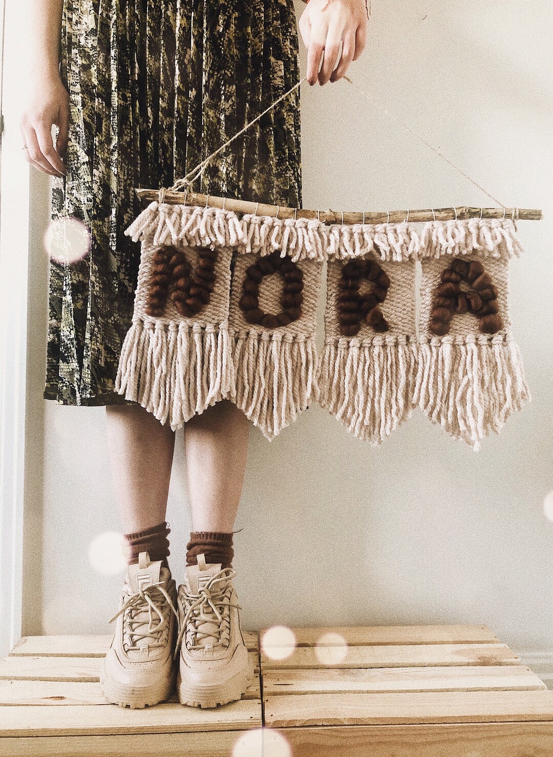 Weaving Wall Hanging Name Letters, Weaving Wall Hanging, Big Weaving ...