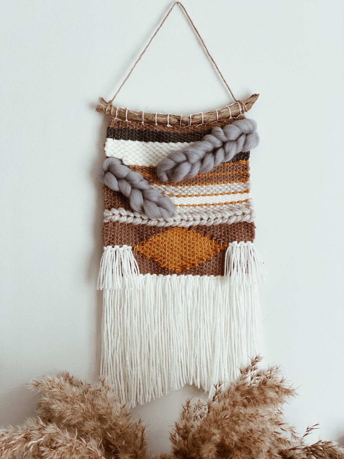 Woven Wall Hanging Weaving Wall Hanging Wall Decor Wool - Etsy