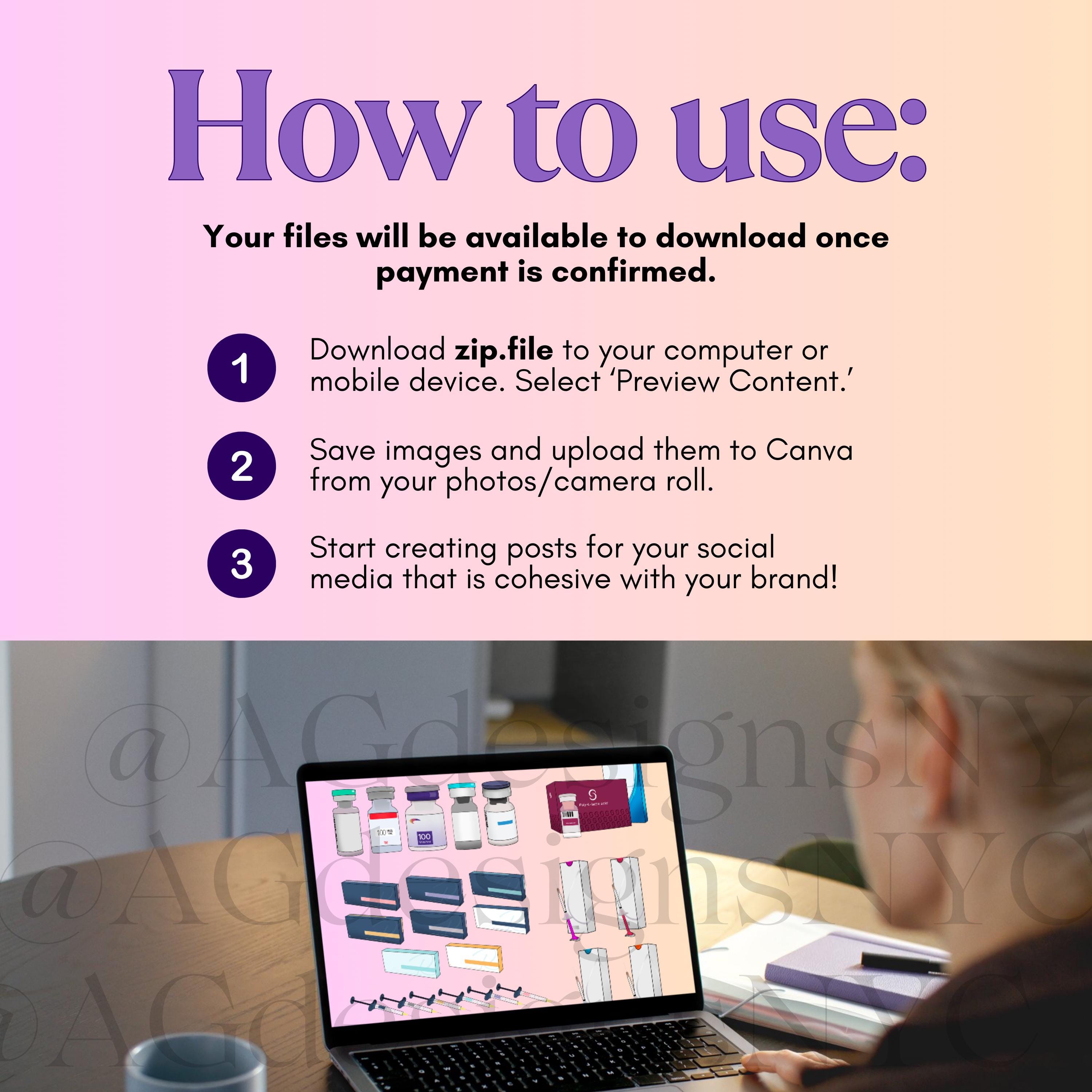 Ultimate Injector Illustration Pack | Neurotoxin, Dermal Filler ...