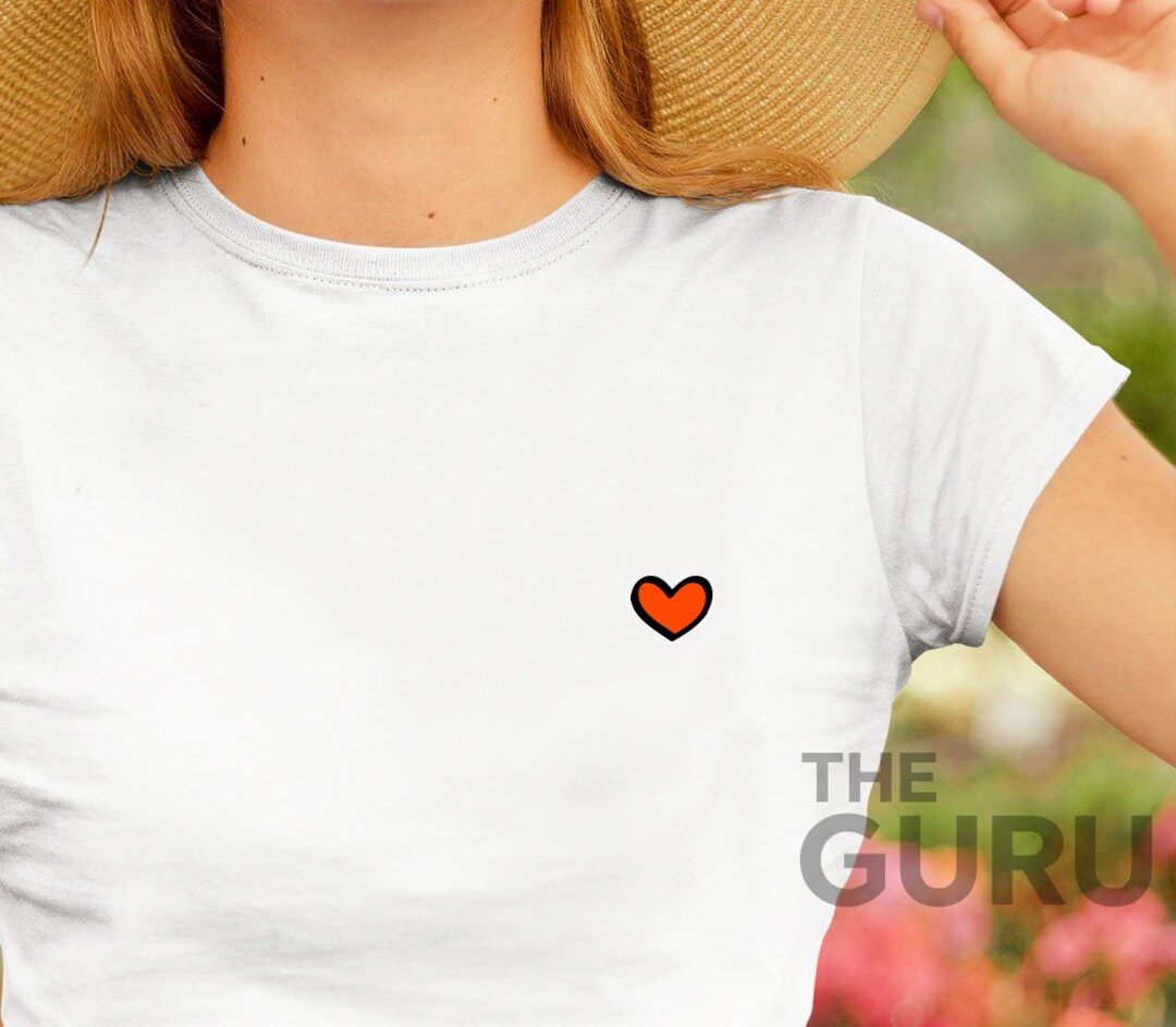 Heart Shirt, Heart T Shirt, Heart Shirts, Minimalistic Heart Shirt ...
