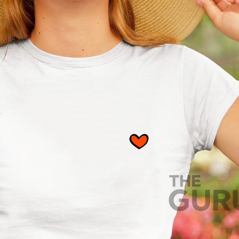 Heart T Shirt - Etsy