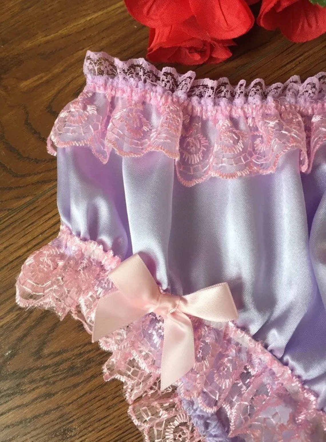 French Lavender Girly Satin Panties Sensually Soft Sissy Etsy