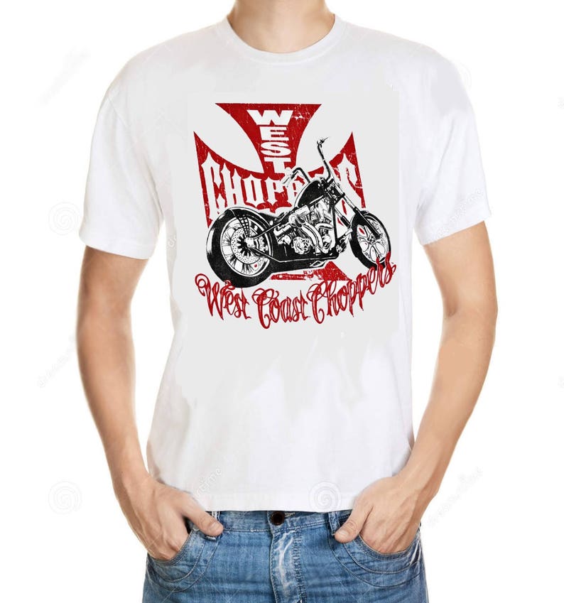 West Coast Choppers Men T Shirt Different Sizes Wcc Biker Builder - Etsy