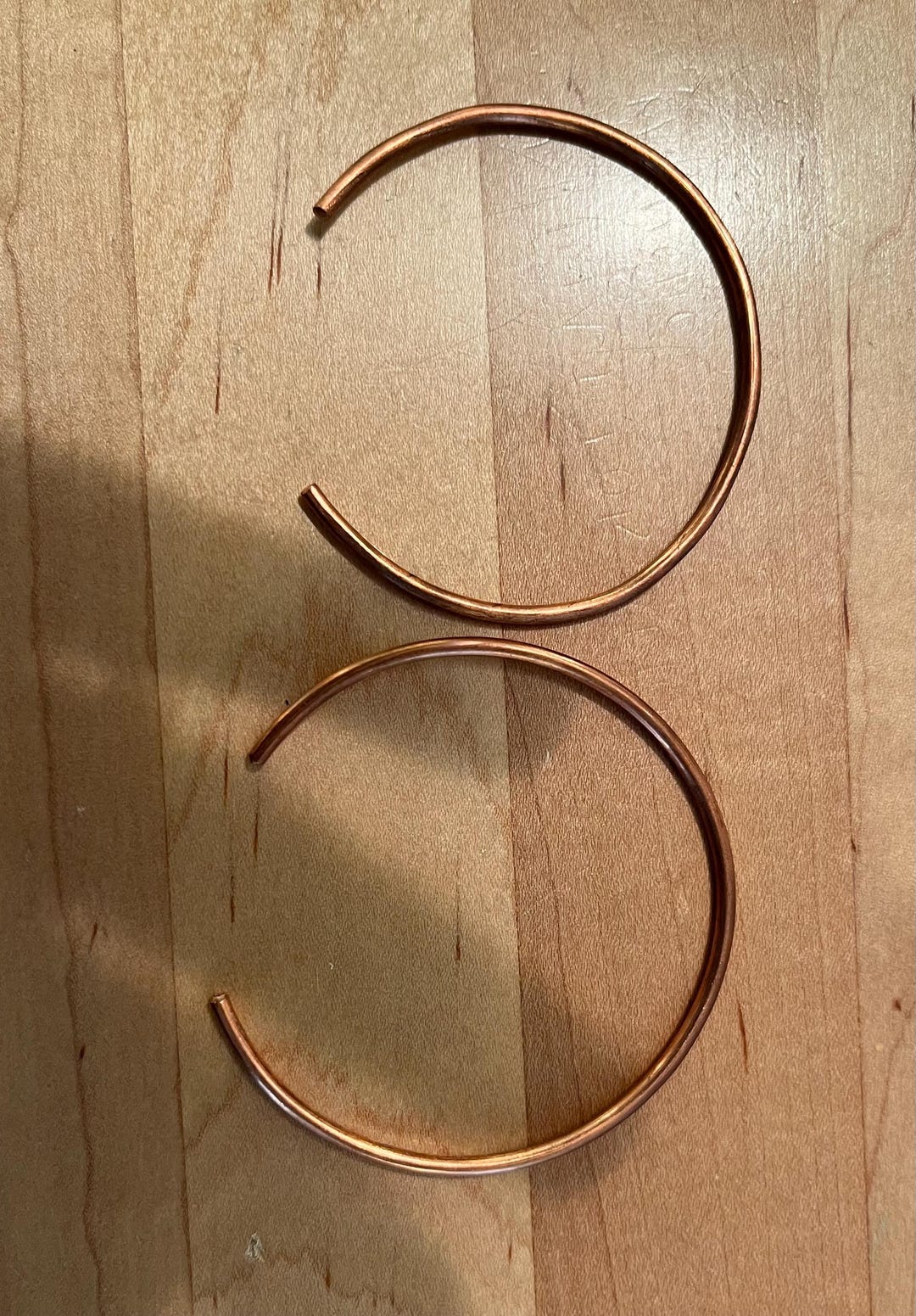 Electrically Charged, Copper Bangles - Etsy