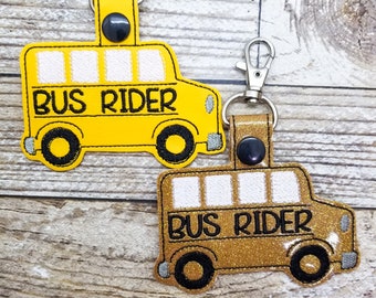 School Bus Keychain School Bus Key Fob Bus Driver Gift Back | Etsy