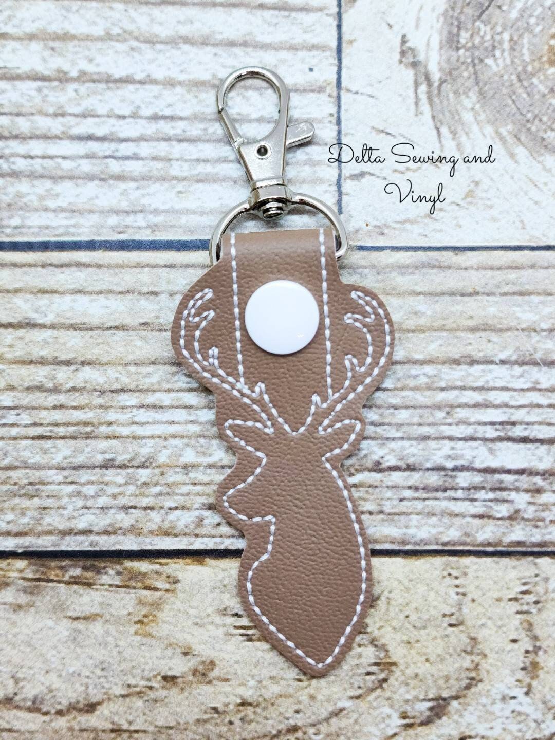 Buck Keychain, Deer Key Fob, Buck Key Fob, Hunting Keychain, Deer ...
