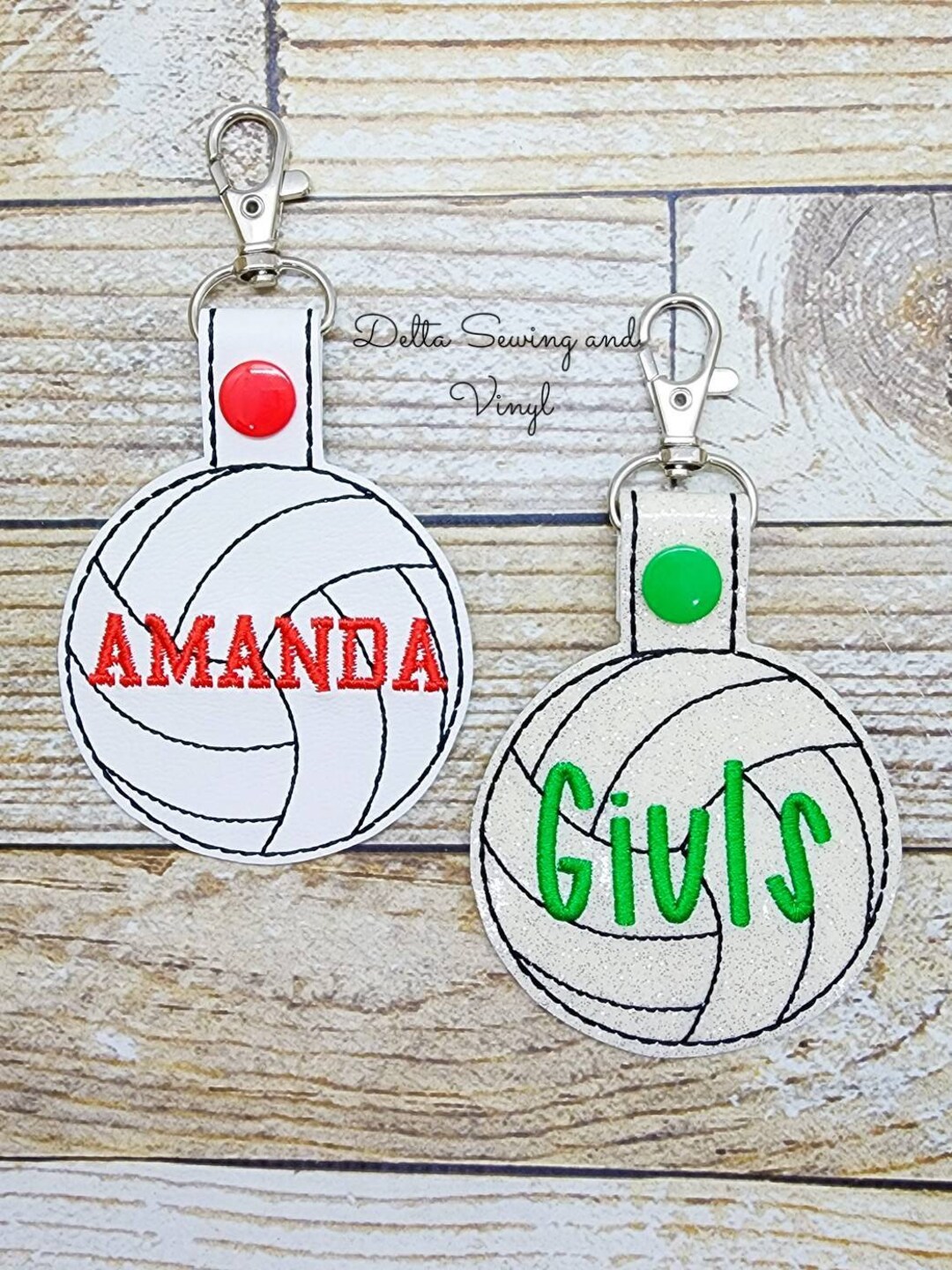 Volleyball Keychain, Volleyba Key Fob, Volleyball Team Accessory ...