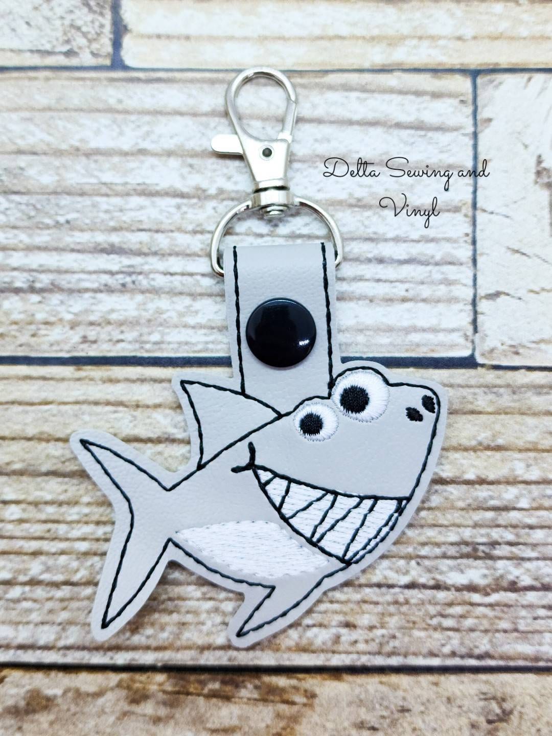 Shark Keychain, Shark Gift, Shark Key Fob, Shark Charm, Gifts for Boys ...