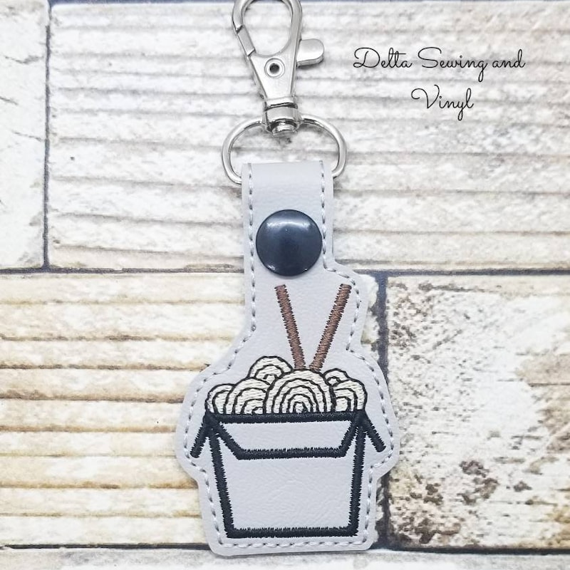 Noodle Keychain - Etsy
