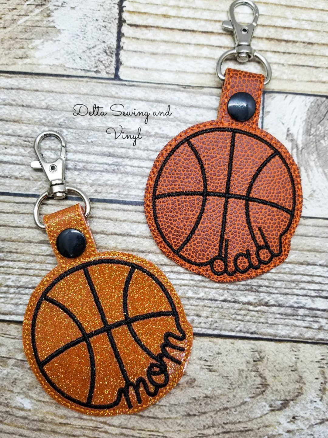 Basketball Mom Keychain, Basketball Dad Key Fob, Sports Parent Charm ...