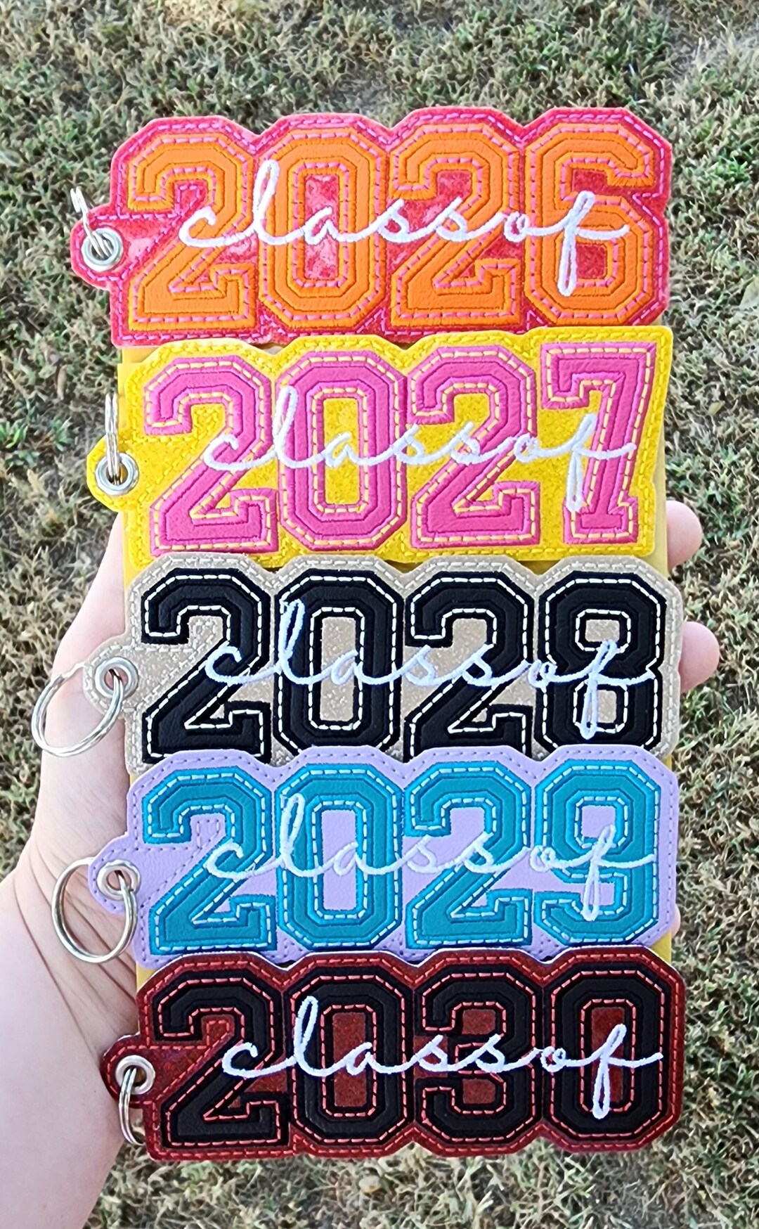 Class of 2027 Bag Tag, 2028 Bag Tag, Graduation Gift, Senior Charm ...